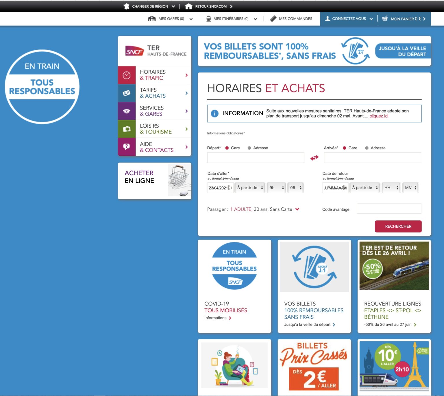 Un abonnement aux TER Nord adapté aux besoins du télétravail ! - ANews ...